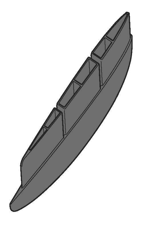 APB Rudder Blade Replacement Bottom Tip - RS Sailing