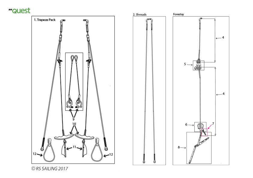 RS Quest - Rigging & Parts - RS Sailing