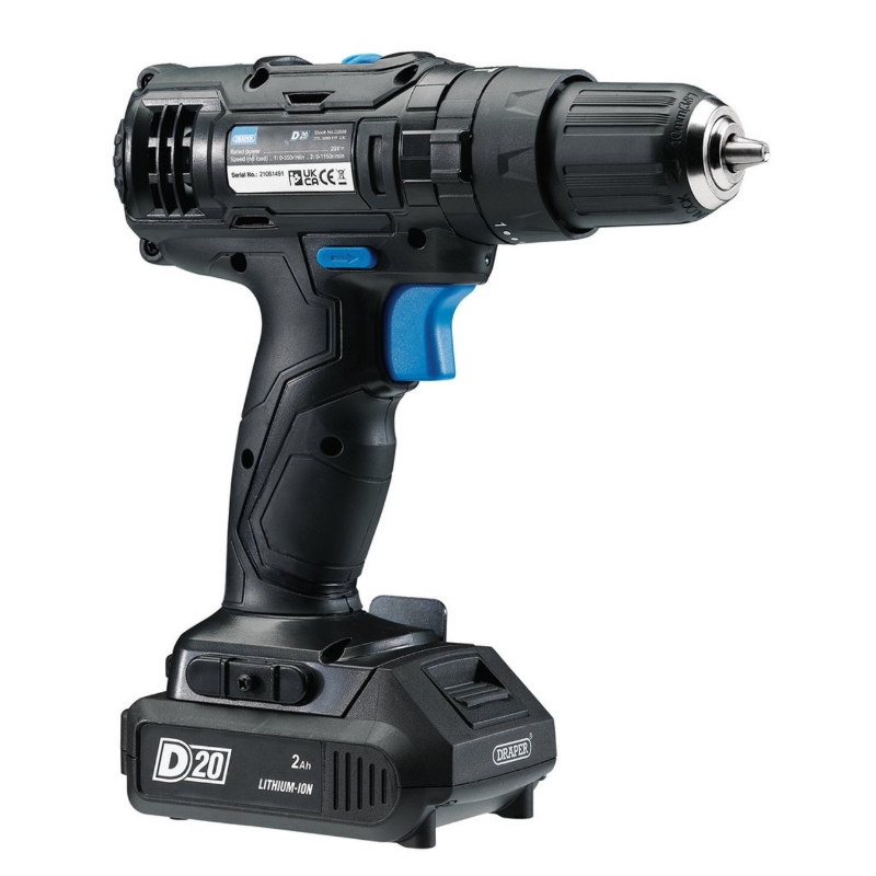 Draper D20 20V Combi Drill Kit (13 Piece) - RS Sailing