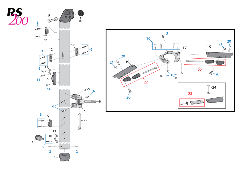 Mast & Parts - RS Sailing