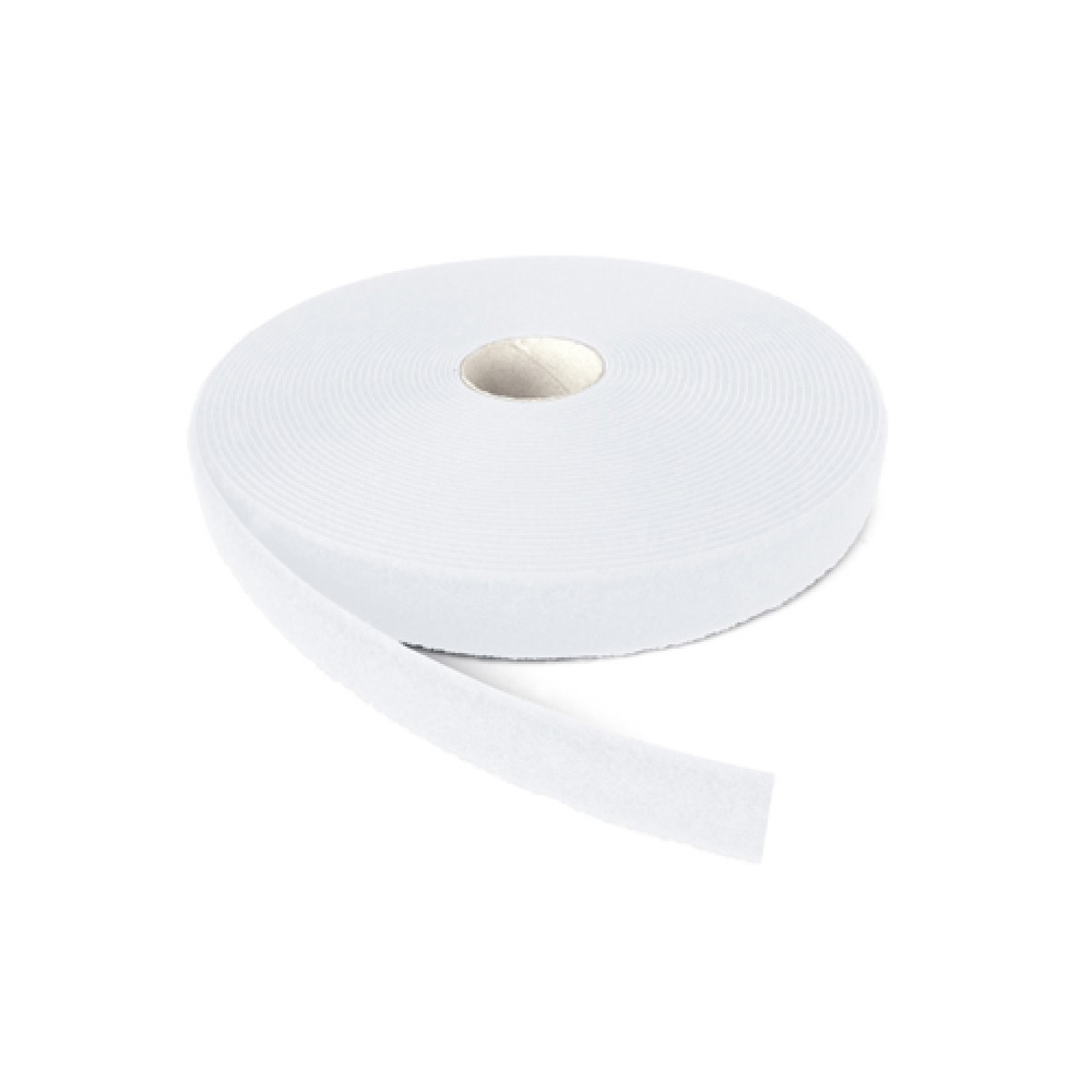 Velcro 25mm Loop Self Adhesive per Metre: White - RS Sailing